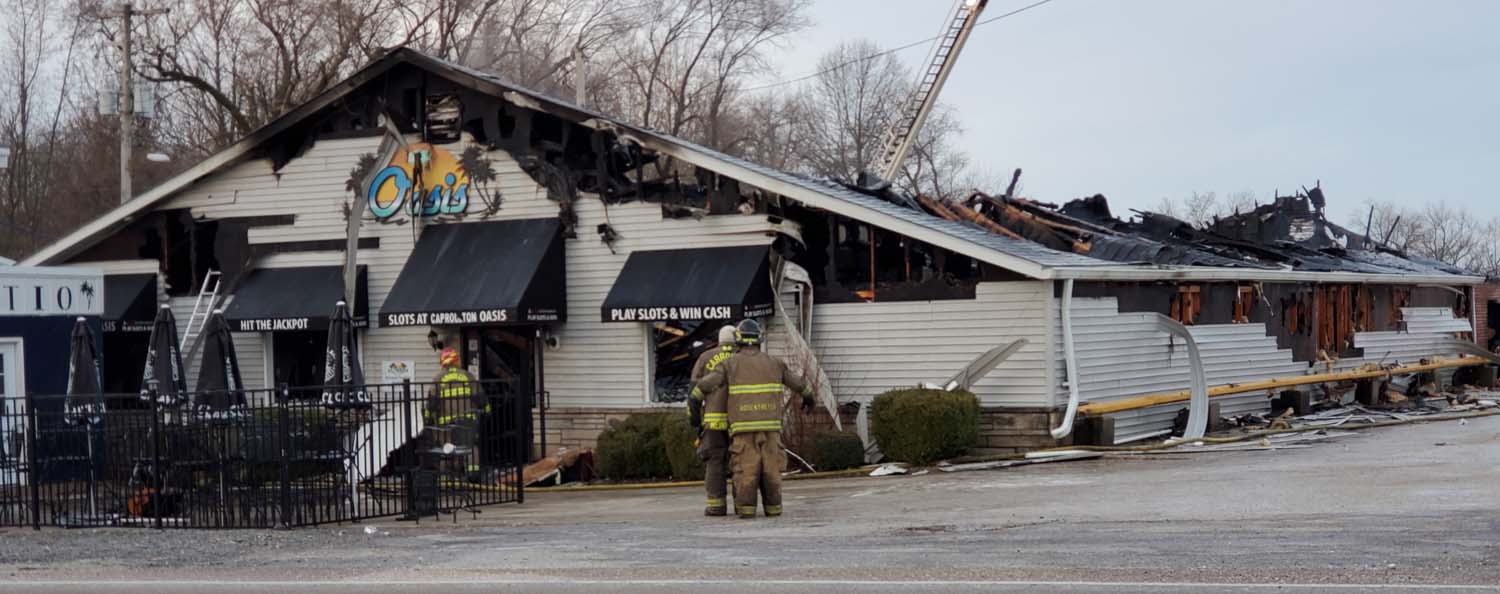 Oasis Bar and Restaurant goes up in flames – River County News