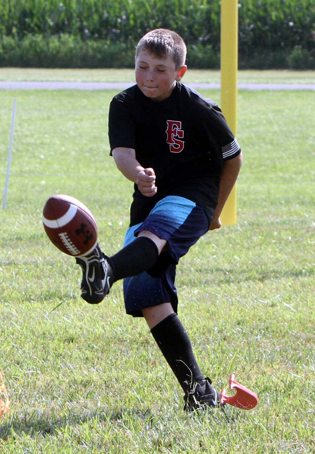 Several take on Punt, Pass, Kick competition – River County News