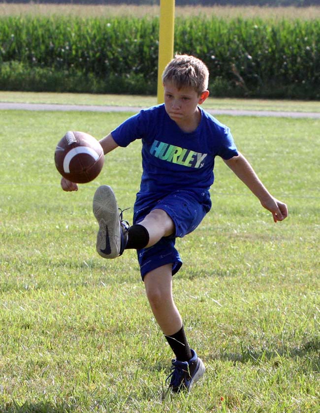 Several take on Punt, Pass, Kick competition – River County News